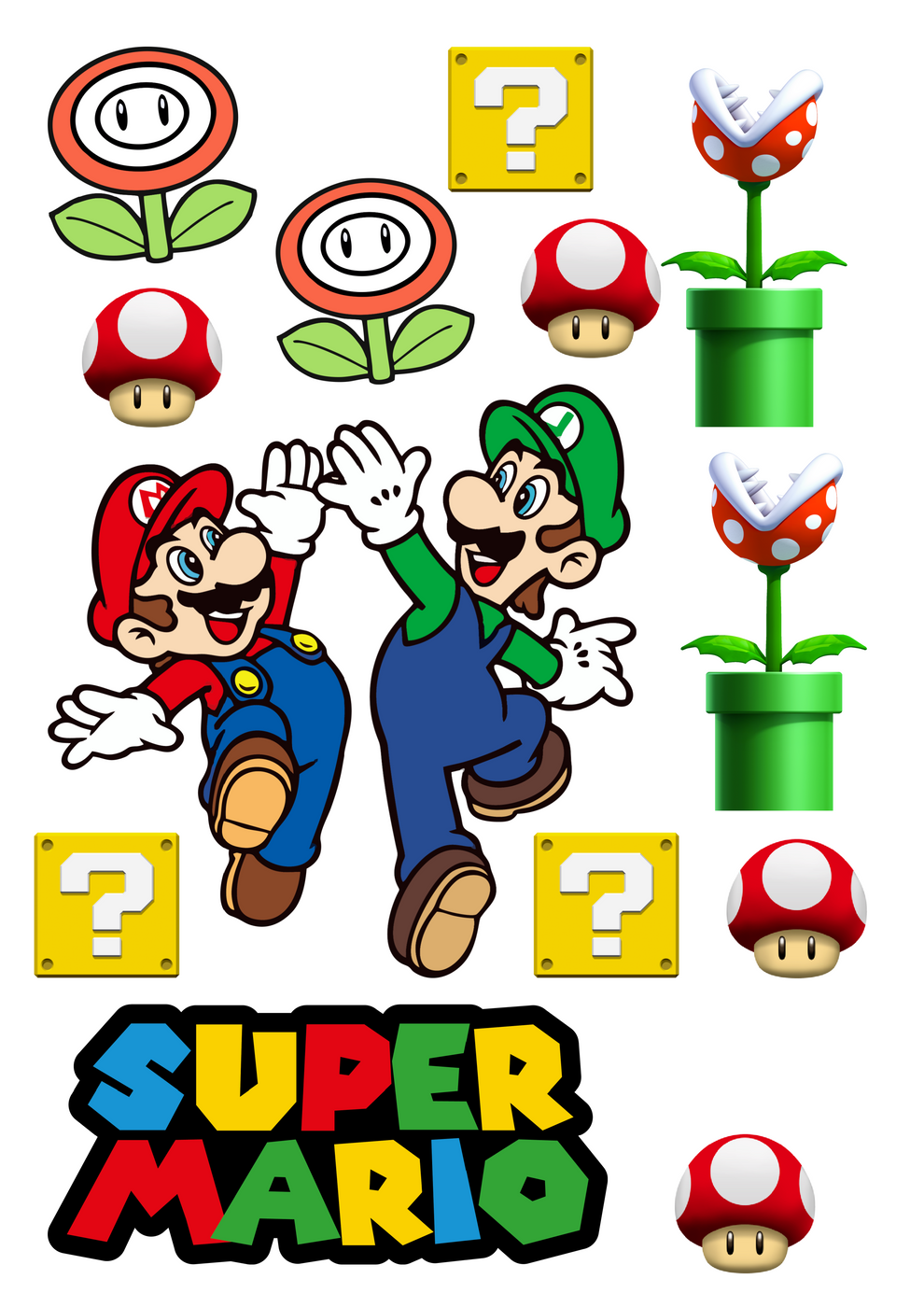 Super Mario Design 1 – Creative Edible Images